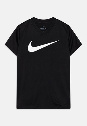 Nike Performance DF MILER UNISEX - Sport T-shirt - black/zwart - Zalando.nl