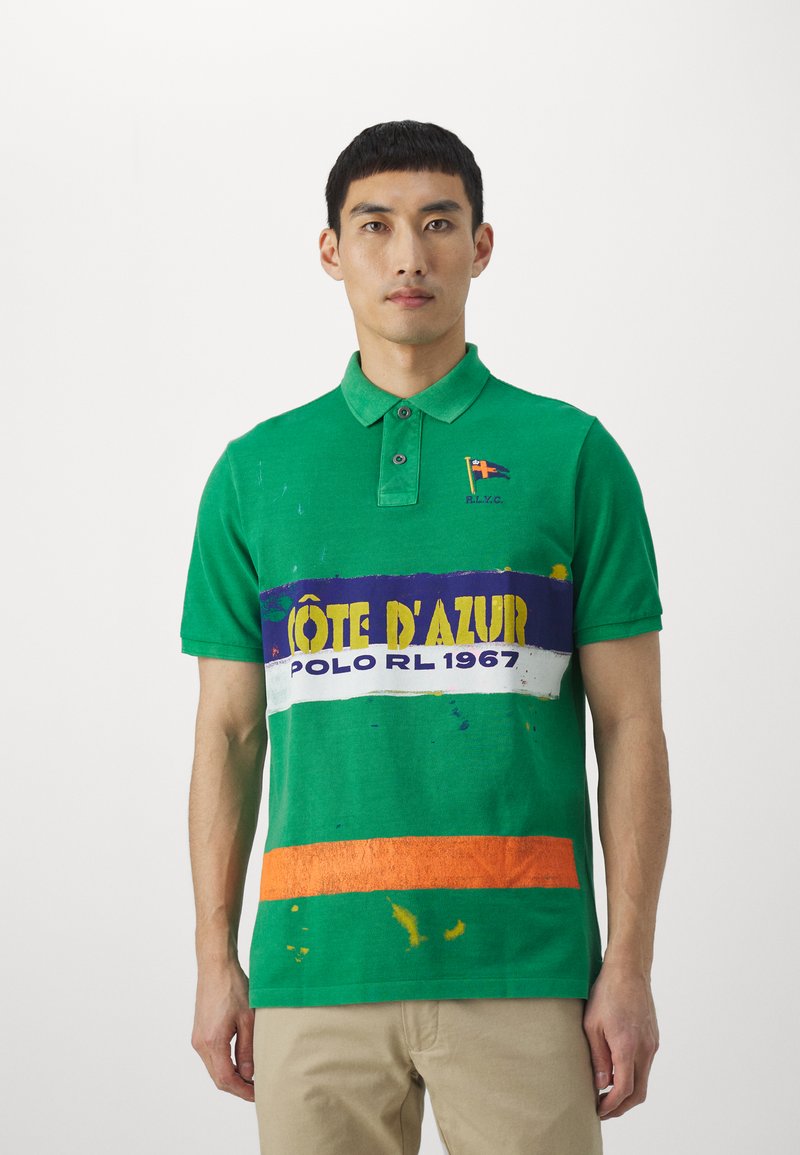 Polo Ralph Lauren SHORT SLEEVE - Polo shirt - stem multi/green - Zalando.de
