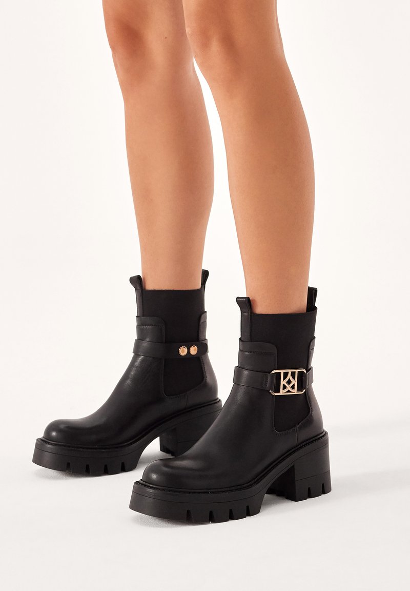 Kazar SURPRISE - Plateaustøvletter - black/sort - Zalando.dk