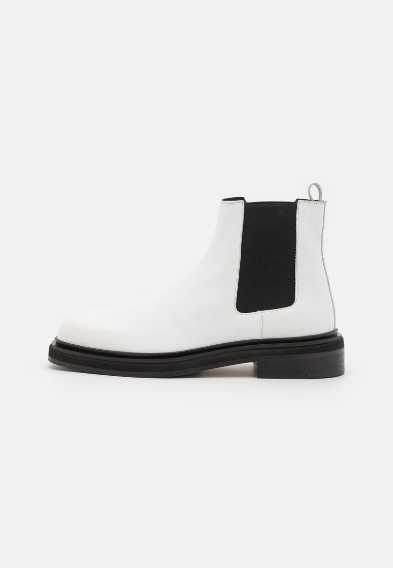 J.LINDEBERG TRON SQUARE TOE BOOT - Classic ankle boots - white - Zalando
