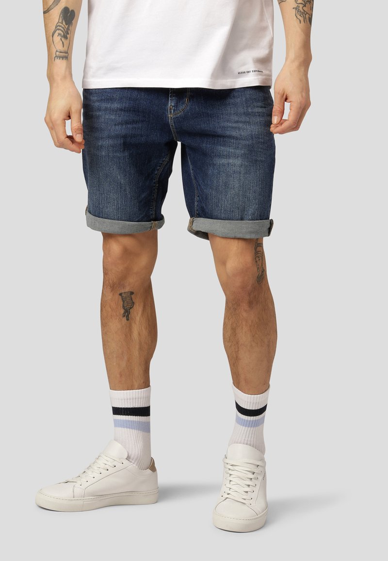 Clean Cut Copenhagen CHRIS - Jeans Shorts - dark blue denim/dark-blue ...