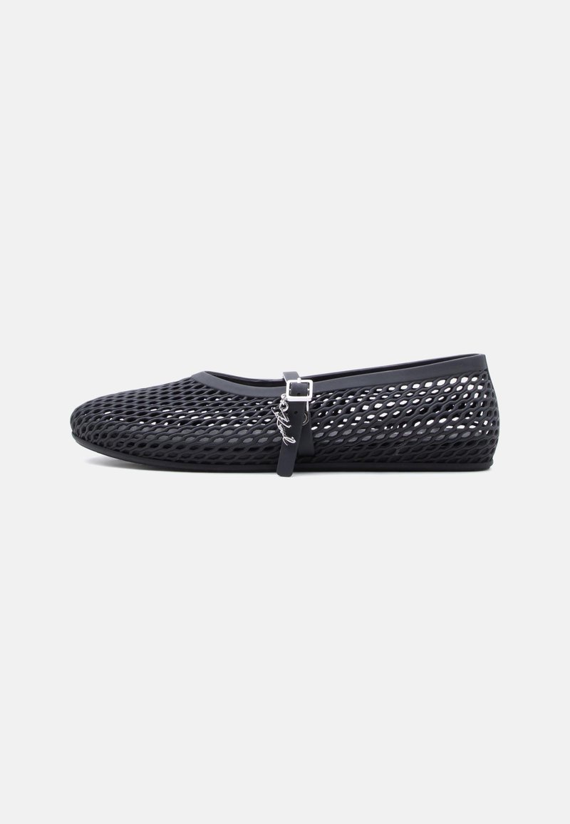 KARL LAGERFELD MARY JANE - Riemchenballerina - black/schwarz - Zalando