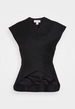 Materiel SCULPTED WRAP VEST - Bluse - black/schwarz - Zalando.at
