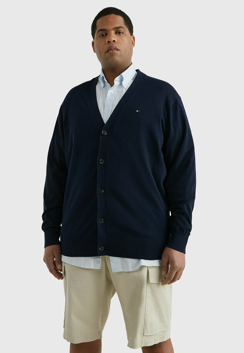 Tommy Hilfiger PLUS 1985 COLLECTION - Cardigan - desert sky/dark blue ...