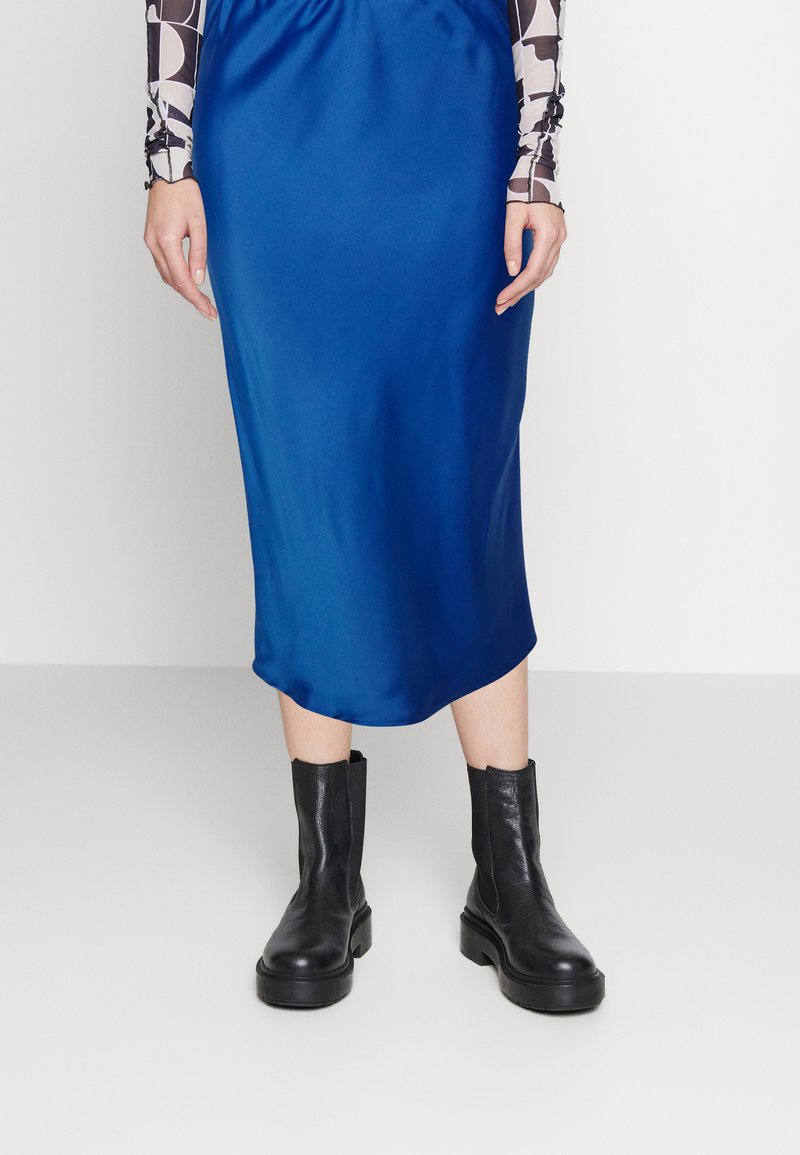 Pieces PCMARI MIDI SKIRT - Bleistiftrock - mazerine blue/royal - Zalando.at