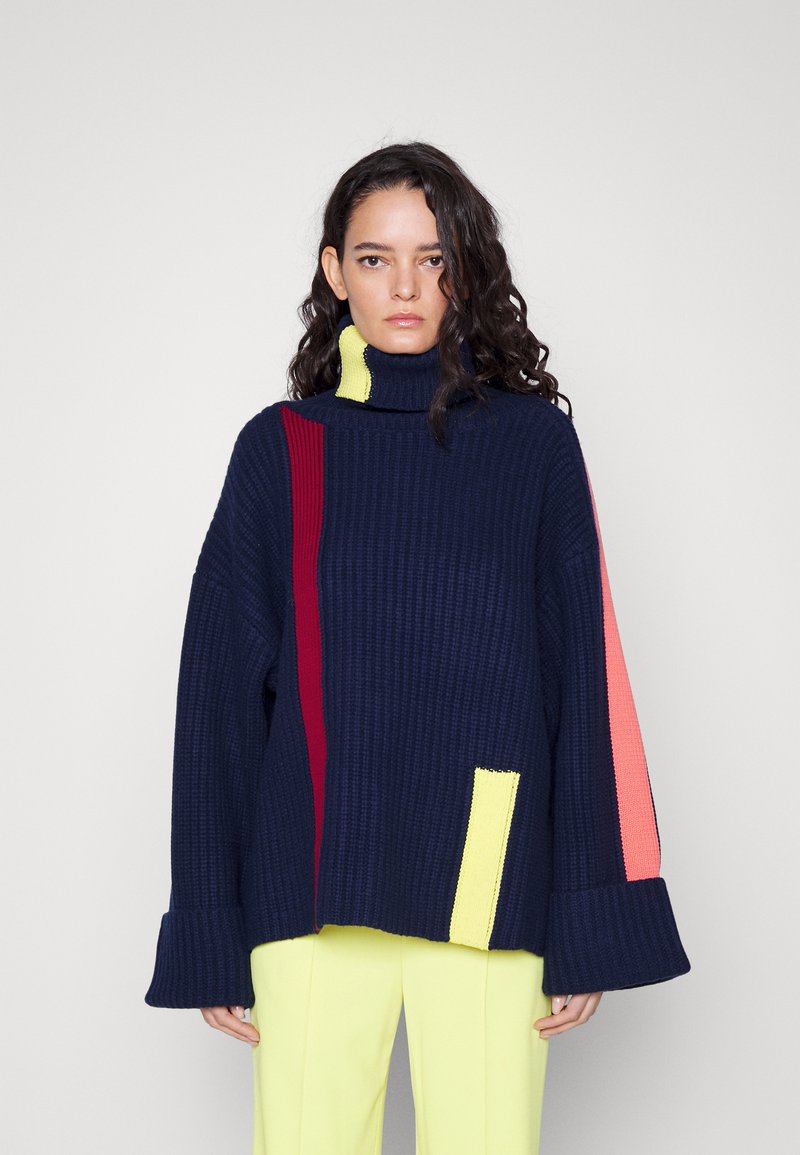 Roksanda SAMIA - Jumper - bright navy/multicolor/blue - Zalando.de