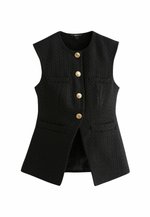 Next LONGLINE TALL - REGULAR FIT - Weste - black/schwarz - Zalando.de