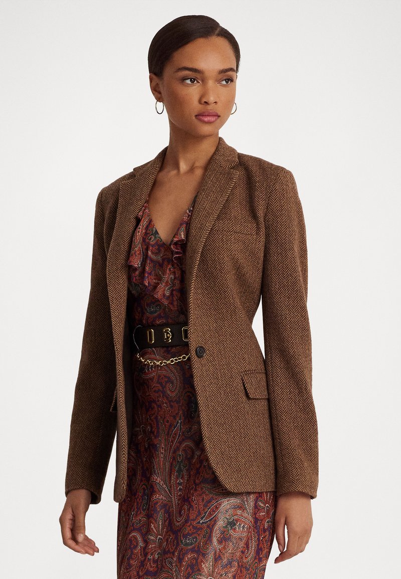 Lauren Ralph Lauren BONARO - Blazer - brown tan/braun - Zalando.de