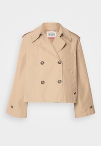 Scotch & Soda SHORT TRENCHCOAT - Summer jacket - desert sand/beige ...