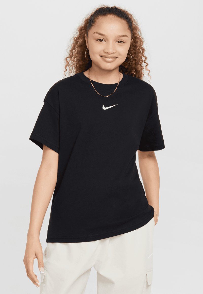 Nike Sportswear TEE - Basic T-shirt - black - Zalando.ie