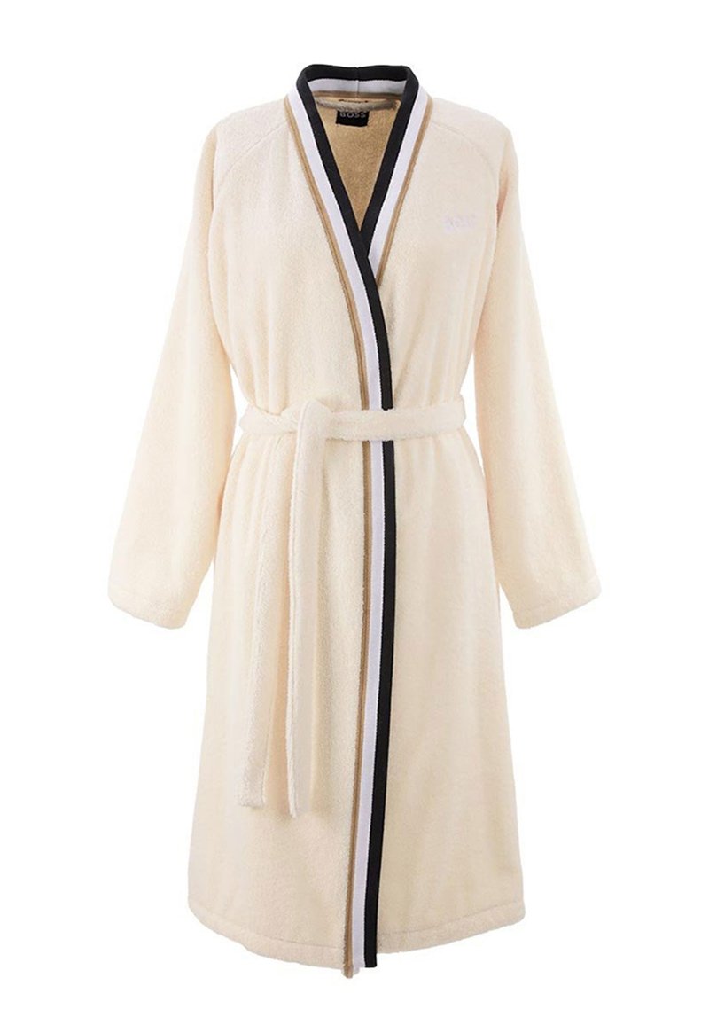 BOSS Home ICONIC STRIPE - Dressing gown - beige - Zalando