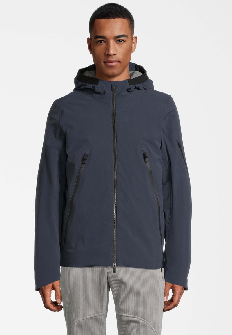 RH+ FUNKTIONS 4 - Outdoor jacket - steel blue /ivy green/dark blue ...