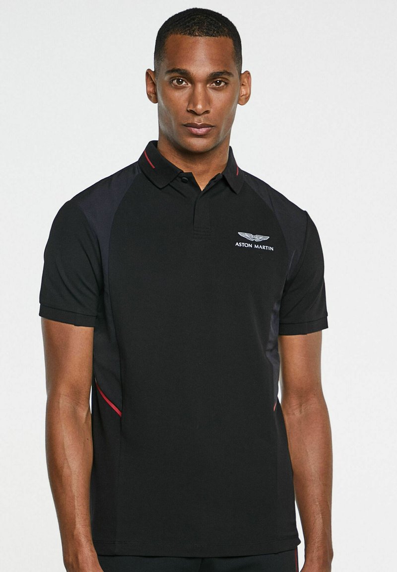 Hackett London AMR HYBRID POLO - Polo - black/negro - Zalando.es