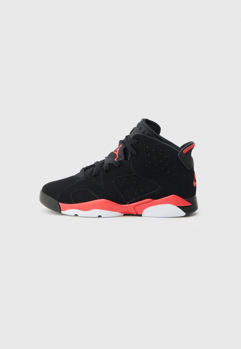 Jordan JORDAN 6 RETRO UNISEX - Zapatillas altas - black/light crimson ...