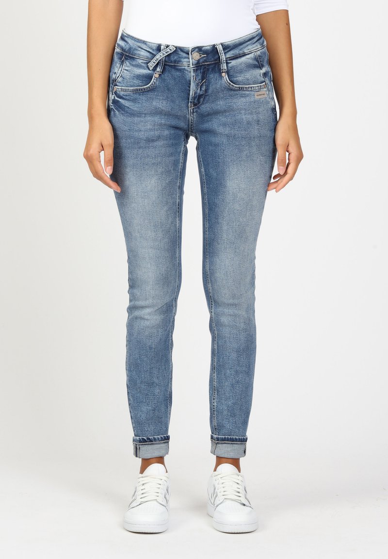 Gang Jeans Slim Fit - medium silk/dark-blue denim - Zalando