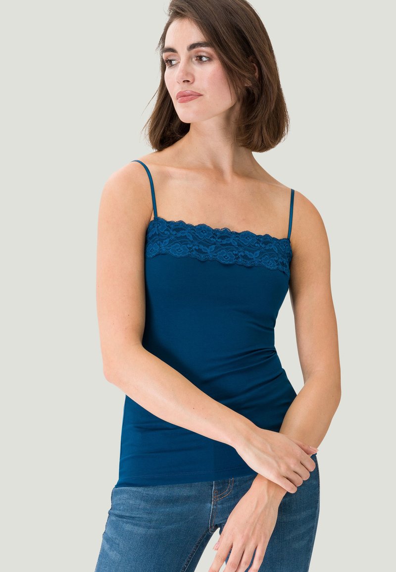 zero Top - gibraltar sea/blå - Zalando.dk