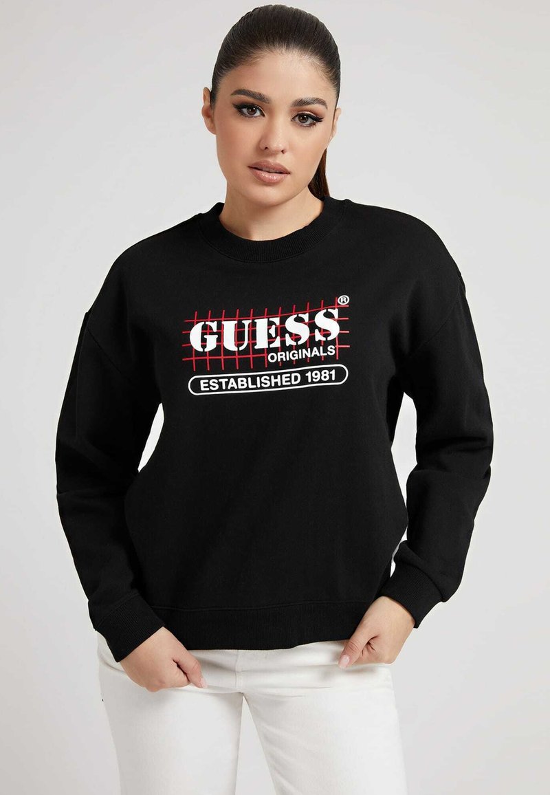 Guess Sweater - black/zwart - Zalando.nl