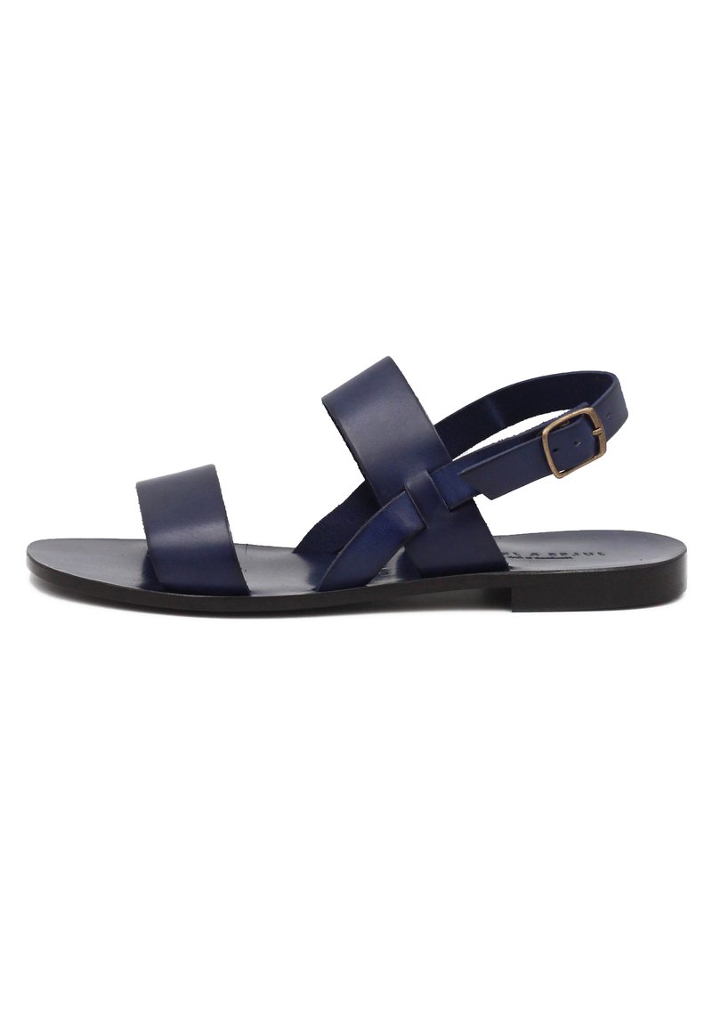 Jules & Jenn FLAT - Riemensandalette - Navy Blue/dunkelblau - Zalando.at