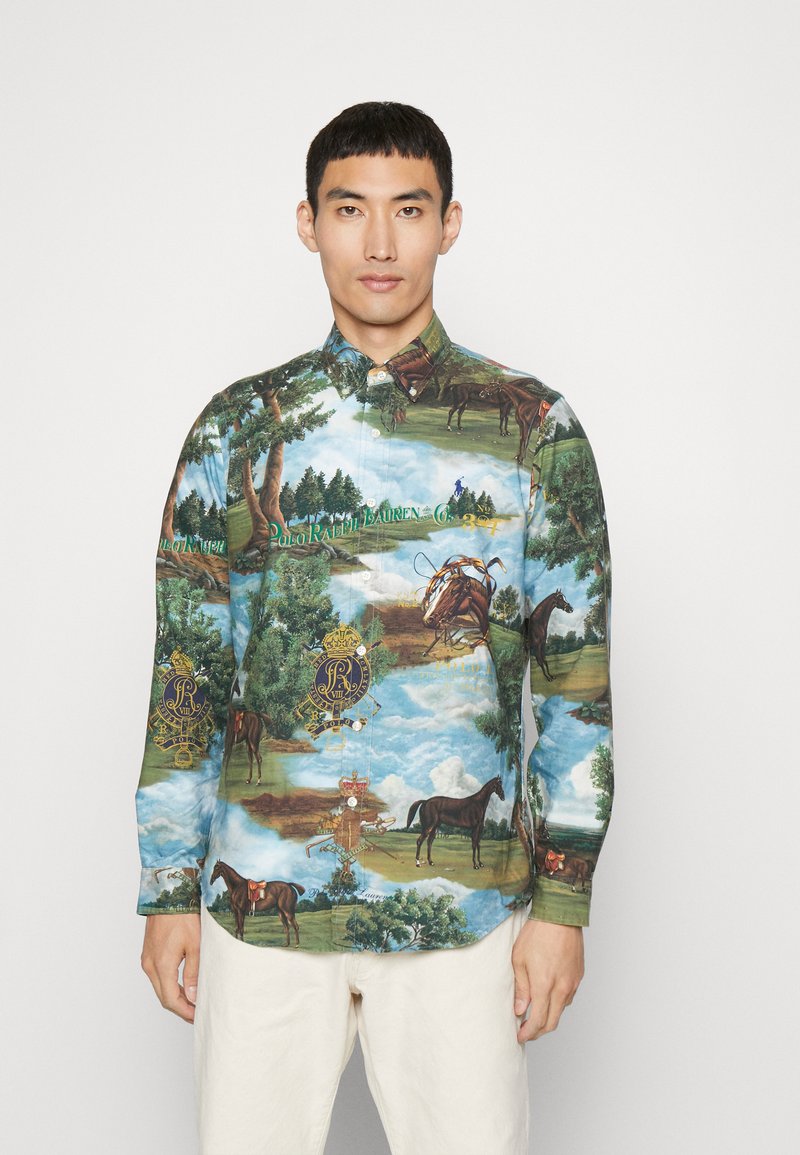 Polo Ralph Lauren LONG SLEEVE - Overhemd - morgan scenic/meerkleurig ...