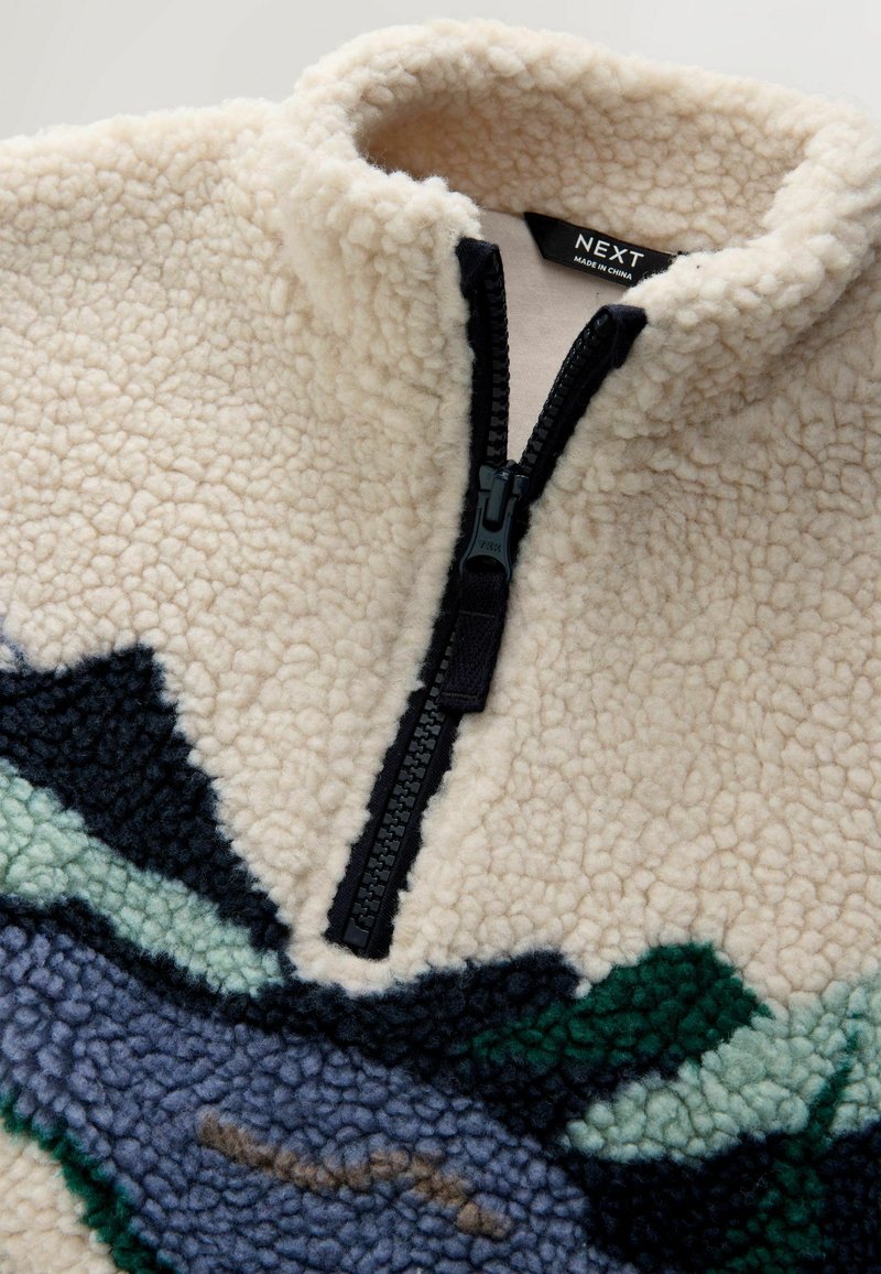 Next PATTERNED - Fleecepullover - multi mountain scene/blau - Zalando