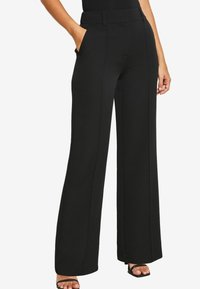 Lipsy WIDE LEG - Stoffhose - black/schwarz - Zalando.de