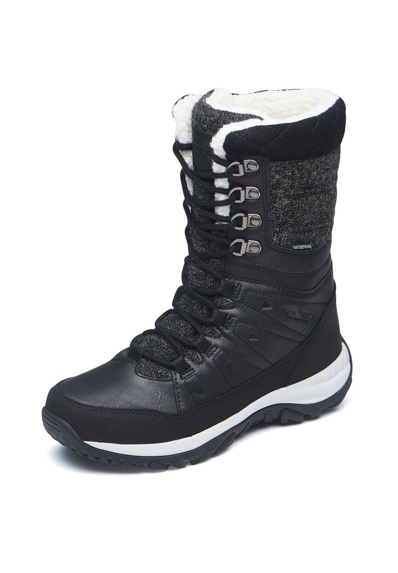 Mols Vinterstövlar - black/svart - Zalando.se