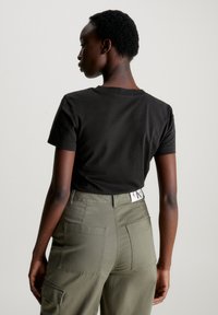 Calvin Klein Jeans MONOLOGO - T-Shirt print - ck black/schwarz - Zalando.at