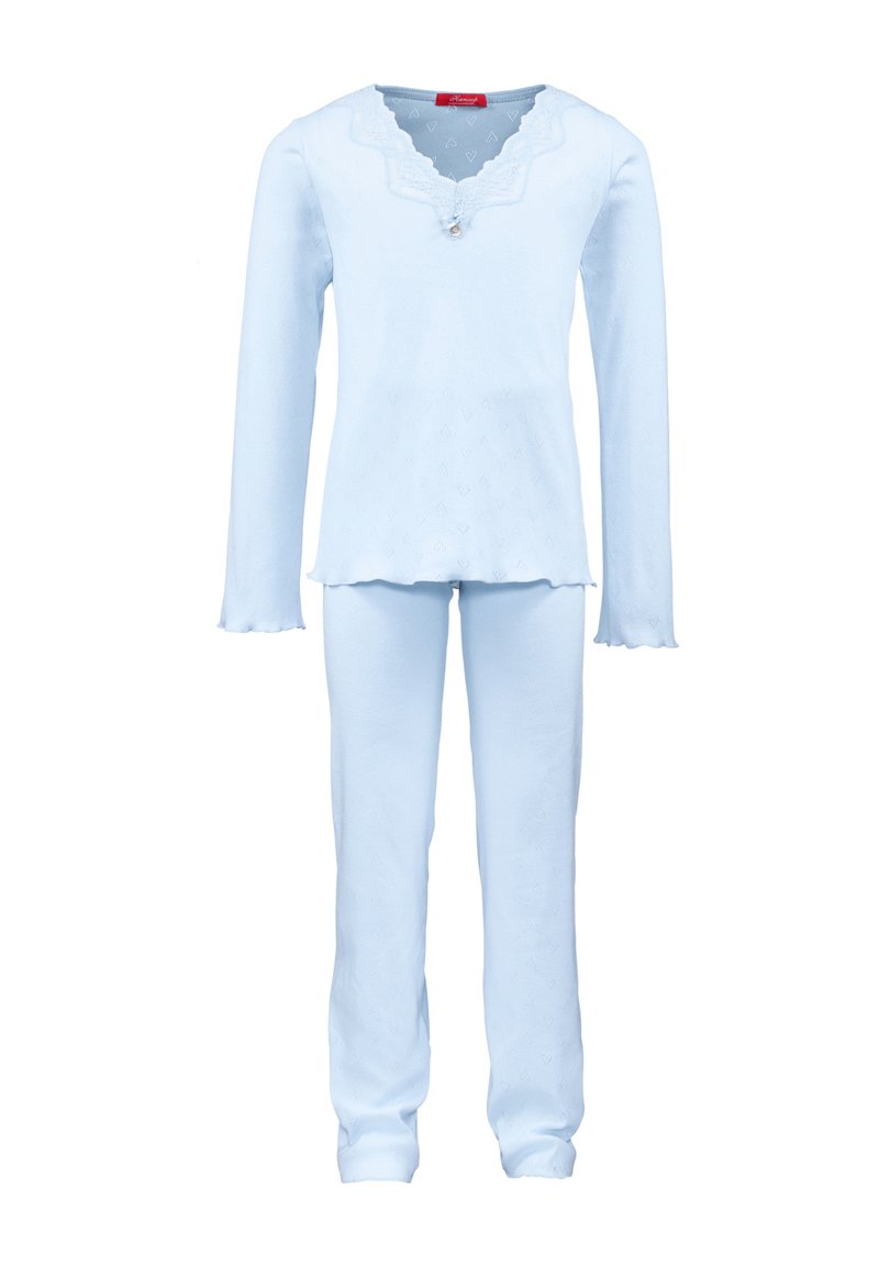 Hanssop ELEGANT POINTELLE - Pyjama set - blue - Zalando.de