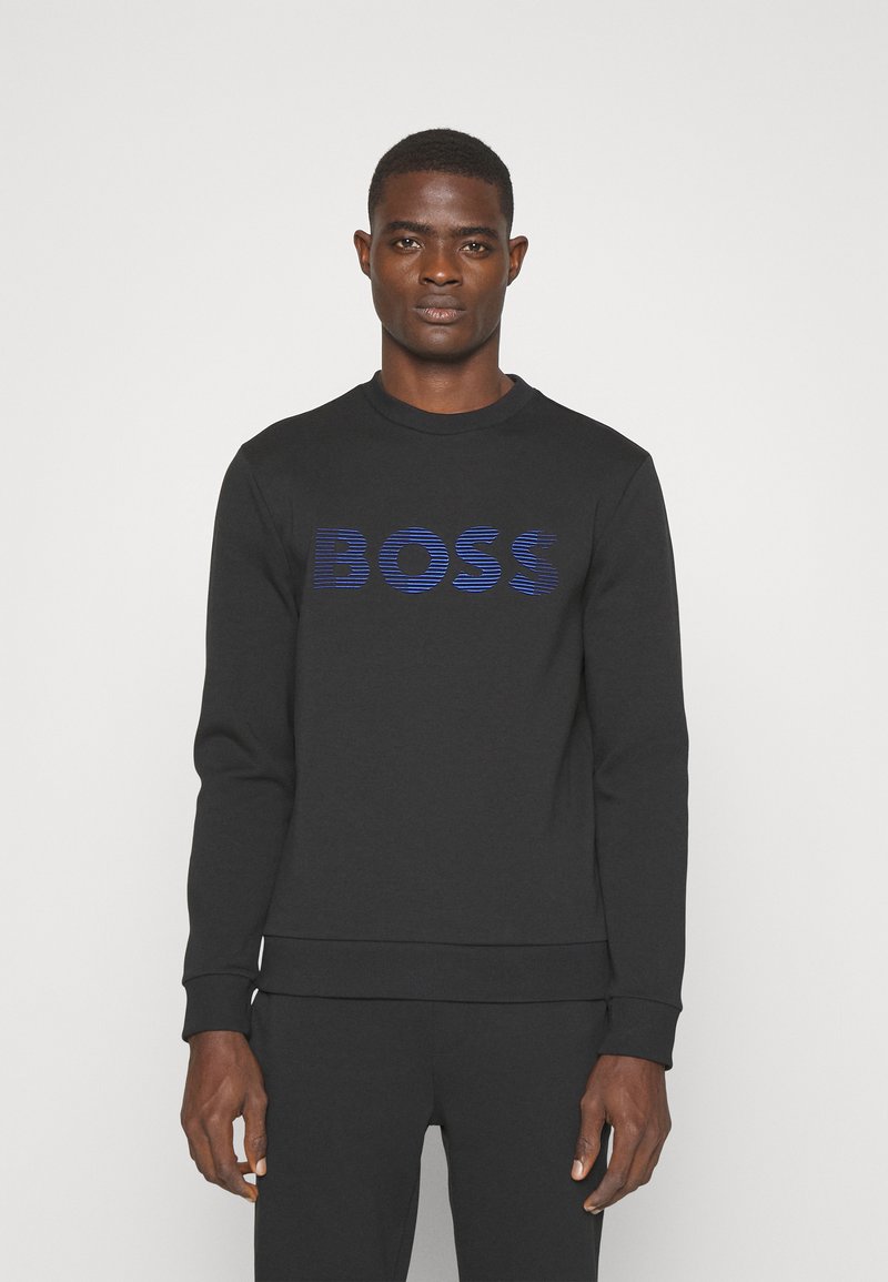 BOSS SALBO - Mikina - black/černá - Zalando.cz
