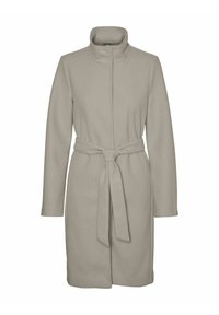 Vero Moda VMPOPALLY COAT - Klasikinis paltas - silver mink/smėlinė - Zalando.lt