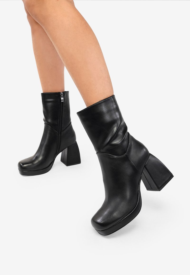 Bosanova CON TACÓN - Stivaletti con plateau - black/nero - Zalando.it