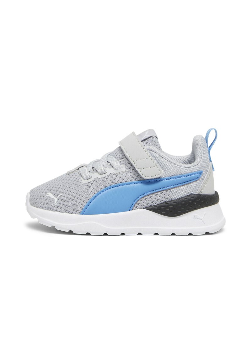 Puma ANZARUN LITE - Laufschuh Straße - ash gray regal blue white/grau ...