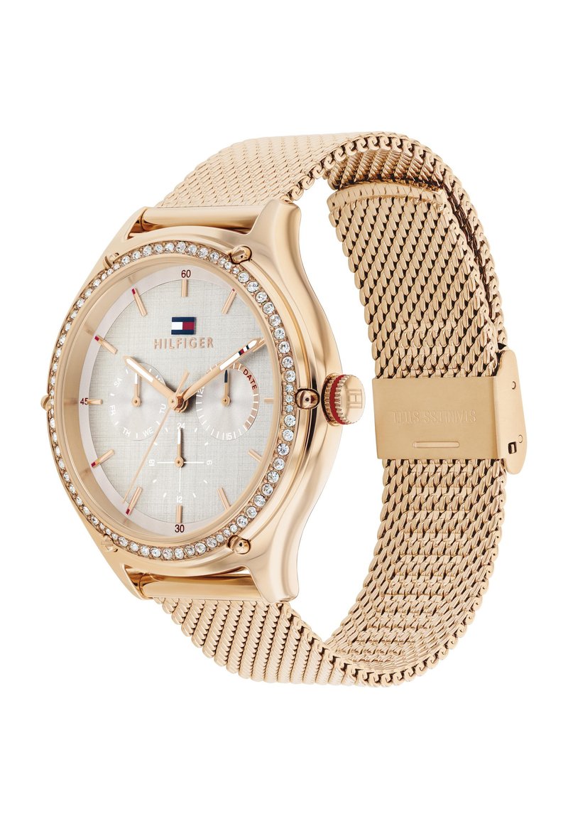 Tommy Hilfiger LEXI - Chronograph watch - rose gold-coloured - Zalando