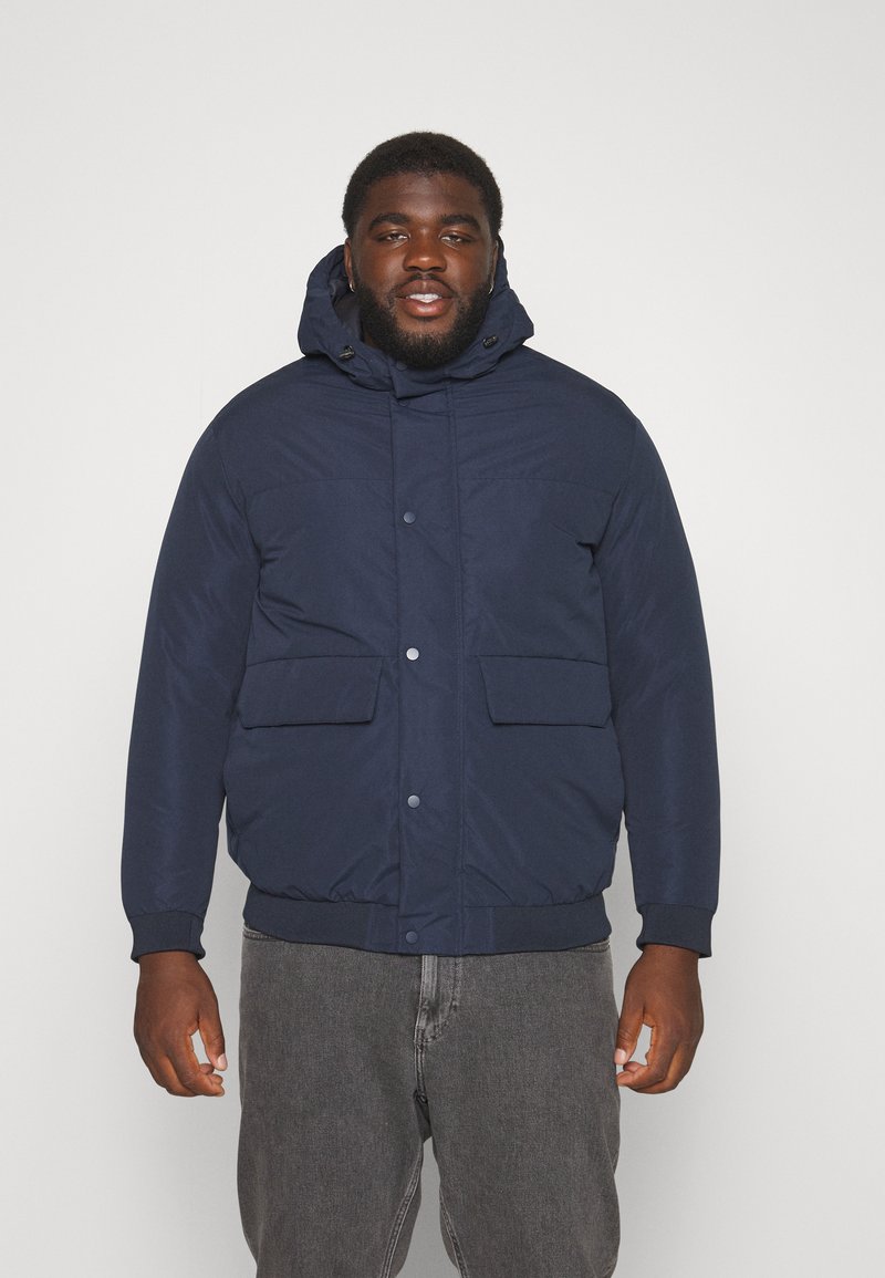 Jack & Jones JJCHAMP JACKET - Chaqueta de invierno - navy blazer/azul ...
