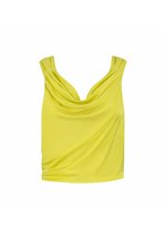 GAUGE81 JUARA DRAPED - Bluse - snake eye/gelb - Zalando.de