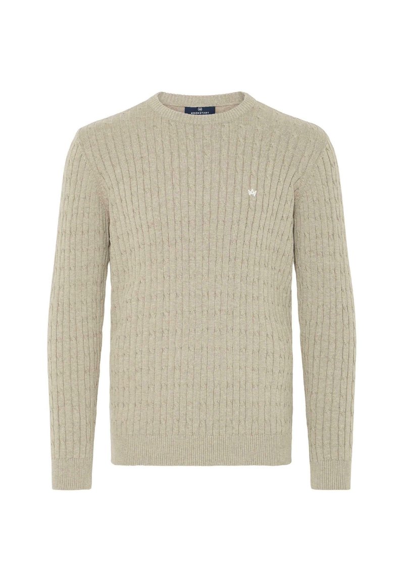 Kronstadt KSCALL - Jumper - sand mix/sand - Zalando