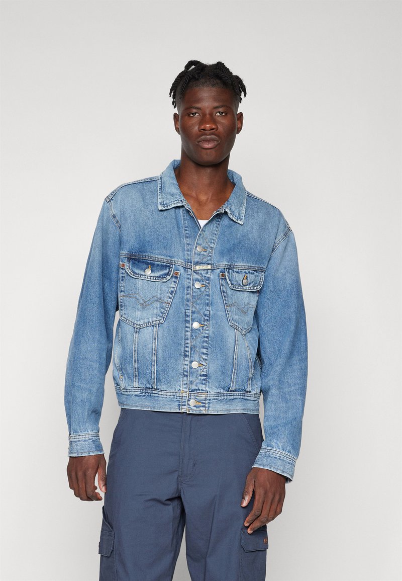 Replay M9Z1 JACKET - Jeansjacke - medium blue/blue denim - Zalando.de