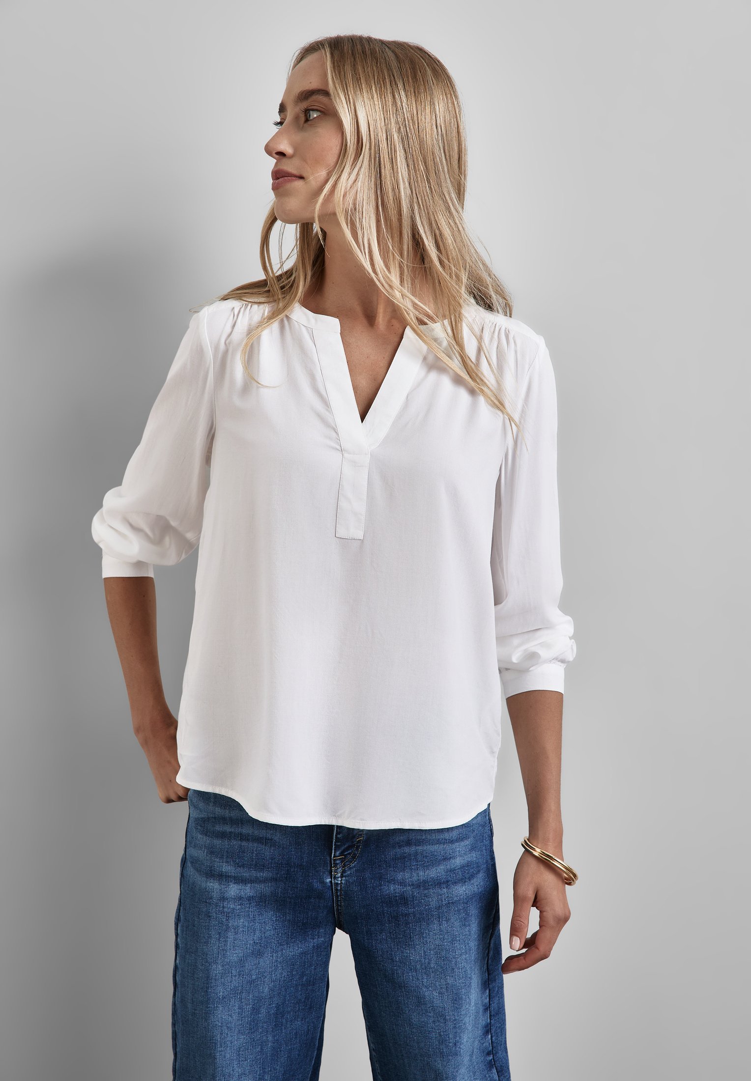 Halter Top Blouse STREET-ONE Blouse En Couleur Unie Pour Femmes En ...