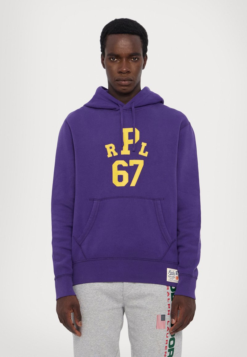 Polo Ralph Lauren LONG SLEEVED - Sweatshirt - chalet purple/purple ...
