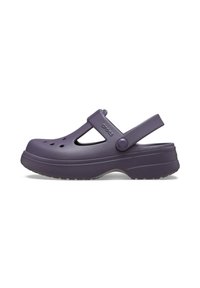 Crocs CLASSIC MARY JANE - Sandalias planas - nightshade/morado jaspeado ...