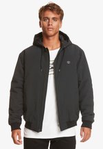 Quiksilver CLASSIK HOOD - - Light jacket - black - Zalando.co.uk