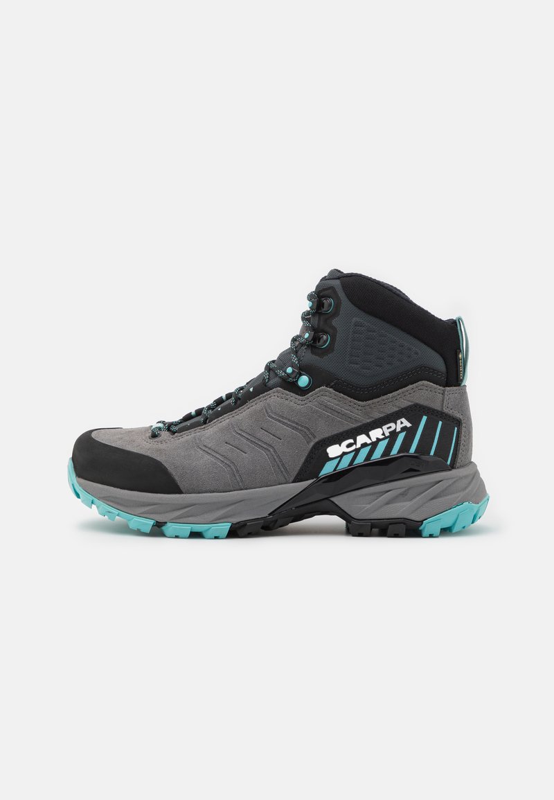Scarpa RUSH TRK GTX - Obuwie hikingowe - midgray/aqua/szary - Zalando.pl