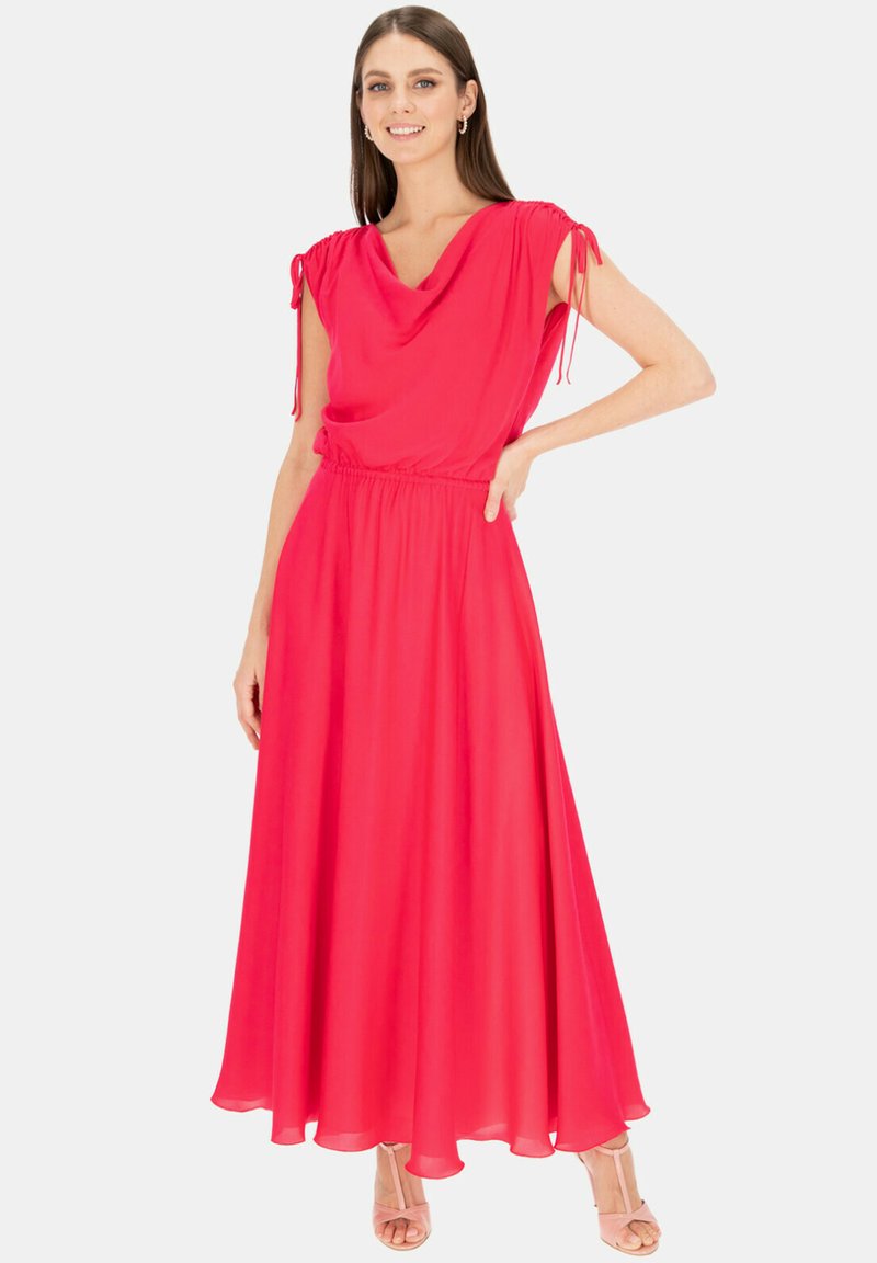 POTIS & VERSO KARINA - Długa sukienka/różowy neon - Zalando.pl