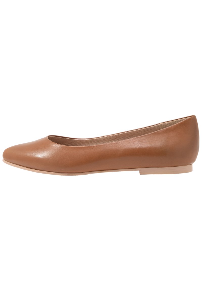 Anna Field LEATHER - Ballerinasko - cognac/konjakk - Zalando.no