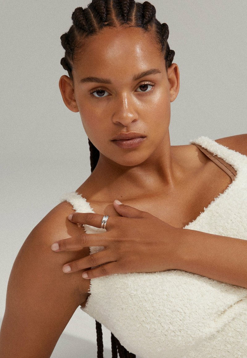 Pilgrim ADDISON - Ring - silver plated/silberfarben - Zalando.de