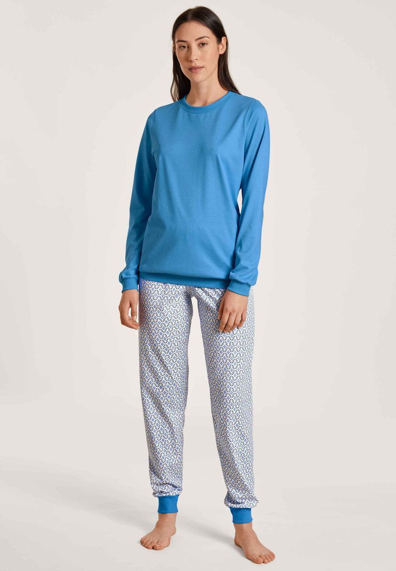 Calida SPRING MIT BÜNDCHEN SET - Pyjama - azurit blue/blauw - Zalando.be