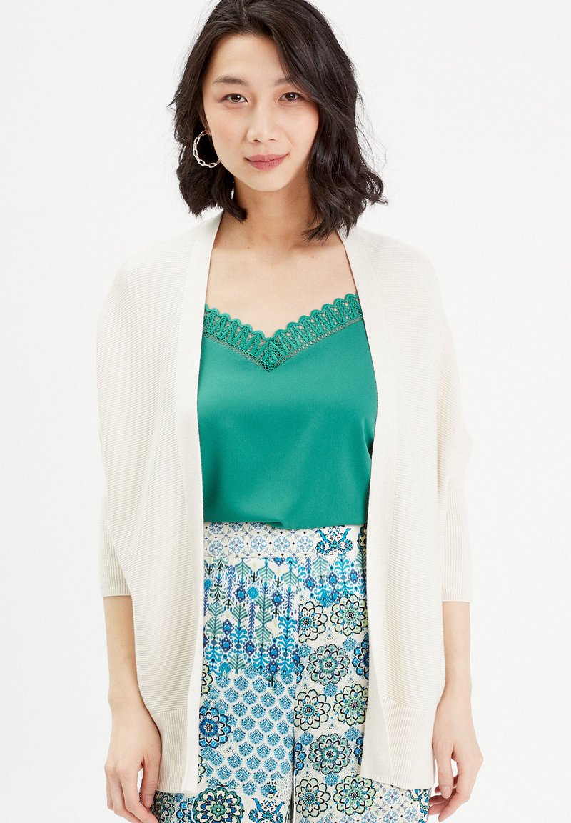 Cache Cache MIT FLEDERMAUSÄRMELN - Strickjacke - ecru/offwhite - Zalando.at