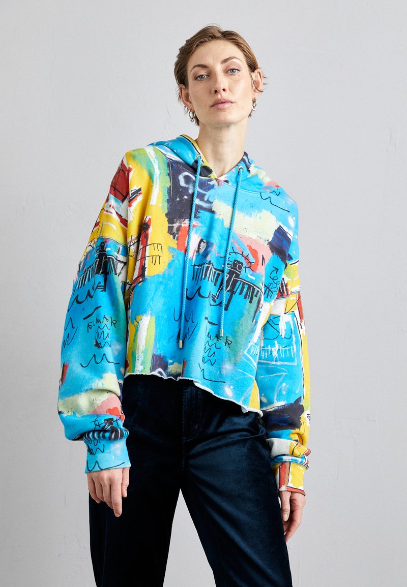 Alice + Olivia SUNNY BOXY - Jersey con capucha - blue/azul - Zalando.es