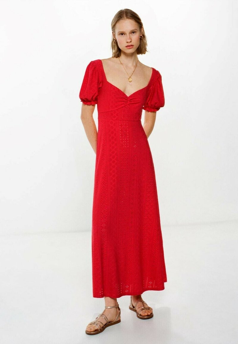 Springfield Maxi-jurk - red/rood - Zalando.nl