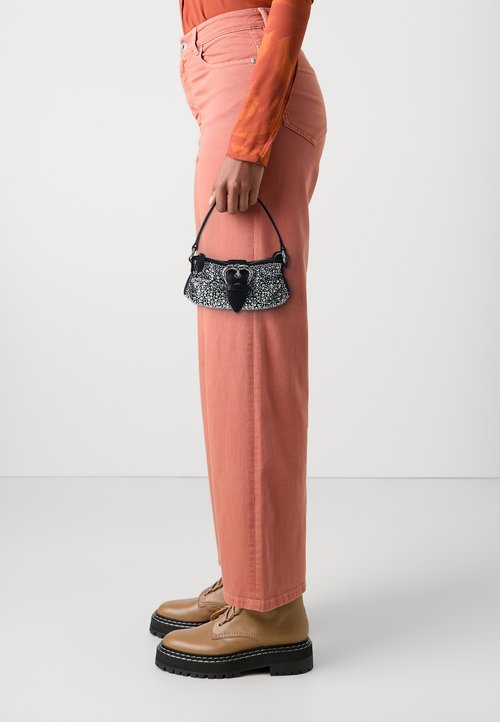 Pinko BRIOCHE HOBO MINI MORBIDO - Handtas - black/zwart - Zalando.be